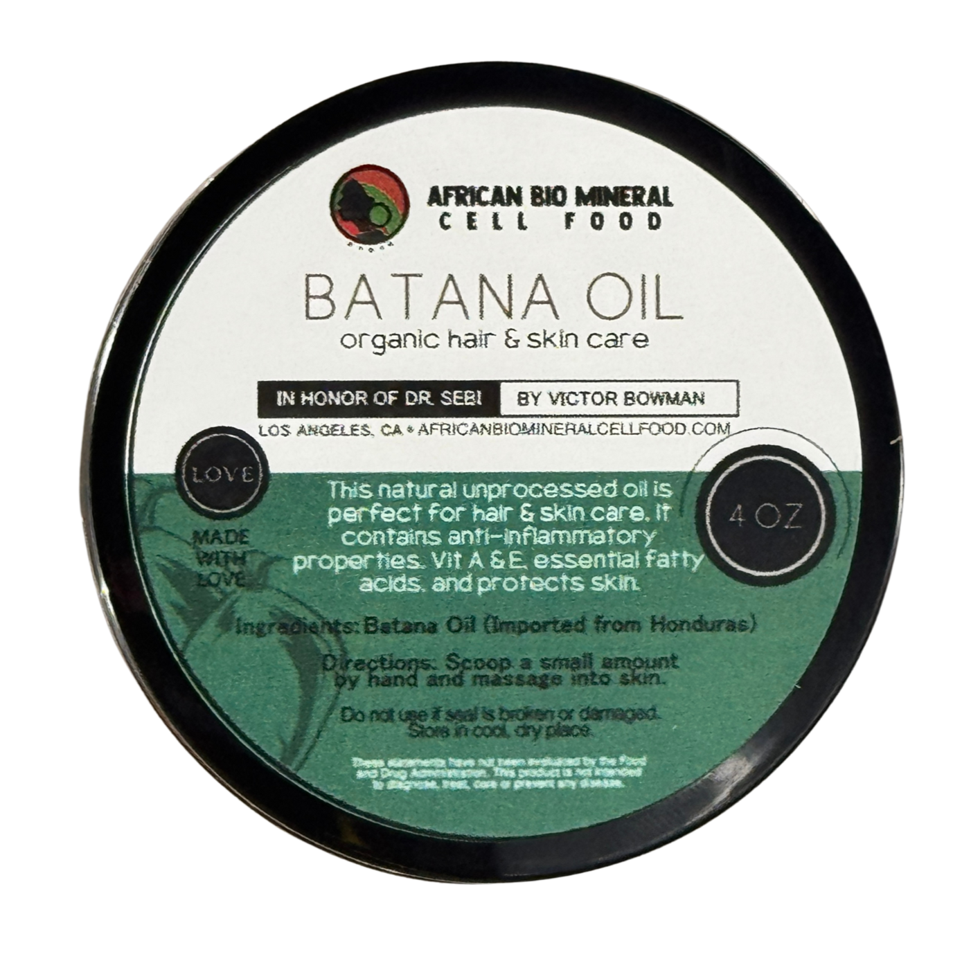 100% Raw Batana Oil – Wildcrafted from Honduras